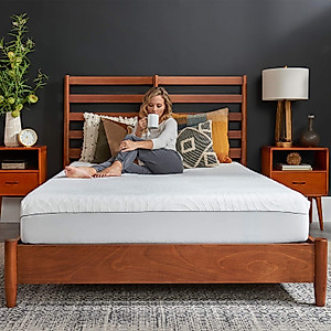 Tempur-Pedic Protect Waterproof Mattress Protector and TEMPUR-Adapt (Supreme) 3" Memory Foam Mattress Topper Bundle, Queen, White