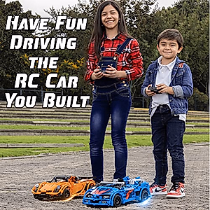 WISEPLAY STEM Projects for Kids Ages 8-12 - 421 pcs RC Car Kits to Build - 10 Year Old Boy & Girl Gift Idea - STEM Building Toys for Boys Age 8-12 - Engineering Toys for Kids 8-10 - Build Your Own Car