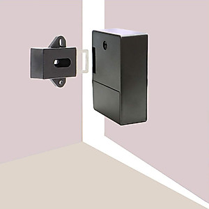 ETEKJOY RFID Electronic Cabinet Lock Hidden DIY for Wooden Cabinet Locker Drawer Cupboard (Black)