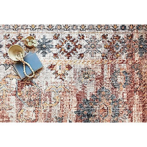 Loloi II Cassandra Collection CSN-06 Rust / Multi, Traditional 2'-6" x 7'-9" Runner