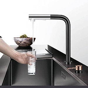 Kitchen Sink Faucet Sprayer Head, Kitchen Faucet Head Pull Down Faucet Sprayer Head Nozzle Kitchen Sink Faucet Head Replacement Spray 2 Function for Home Bathtub Basin Standard G1/2 Male Connector