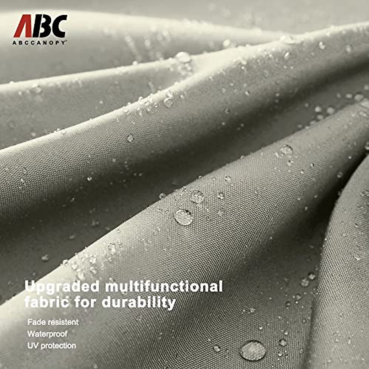 ABCCANOPY Premium Patio Umbrellas 7.5' Light Gray