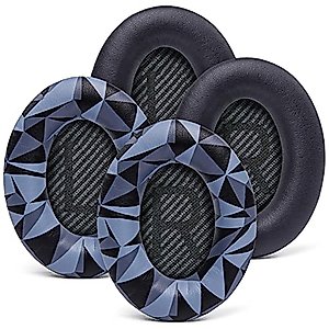 Design Pack 2 | WC Wicked Cushions Replacement Ear Pads for Bose QuietComfort 35 (QC35) & QuietComfort 35ii (QC35ii) Headphones & More - Improved Comfort & Durability