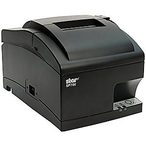 Star Micronics SP742MBi2 Bluetooth Impact Receipt Printer with Auto-cutter, Internal Power Supply, and Auto Connect for iOS - Gray (Renewed)