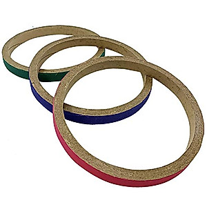 Bonka Bird Toys Chew Bagels Foraging Chew Foot Toy Beak Feet (2109 pk3)