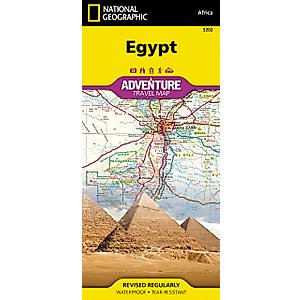 Egypt Map (National Geographic Adventure Map, 3202)