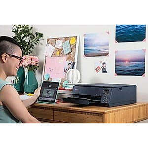 Canon Pixma TS6320 Wireless All-in-One Photo Printer with Copier, Scanner and Mobile Printing, Black, Amazon Dash Replenishment