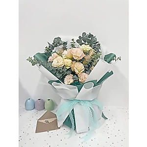LWFyyds Waterproof Floral Wrapping Paper Flower Bouquet Gift Wrap Korean Florist Supplies - Gouache