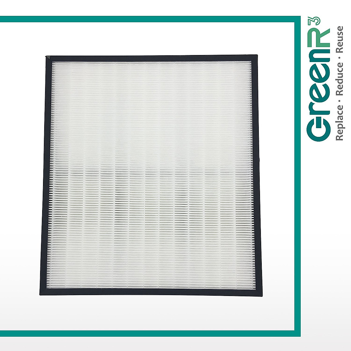 GreenR3 1-PACK HEPA Air Filters Air Purifiers for Hunter 30940 fits 30210 30214 30215 30216 30225 30244 30245 30260 30398 30400 30401 30402 30525 36260 36395 37225 Replacement Parts and more