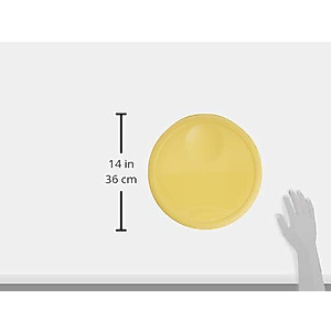 Rubbermaid Commercial Lid (Lid Only)for Round Food Storage Container, Fits 12 Qt. Containers, Yellow (FG573000YEL)
