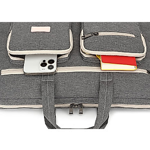 Ezrelia15-15.6 inch Laptop Shoulder Bag, for MacBook Pro 16, Hp Lenovo Dell 14 inch Waterproof Messenger Bag Case Sleeve