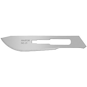 Martor 21.50 Scalpel Blade No.21, Silver