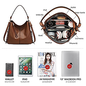 Realer Hobo Handbags Bags Purses for Women Leather Purses and Handbags Pocketbooks Large Crossbody Shoulder Tote Bags