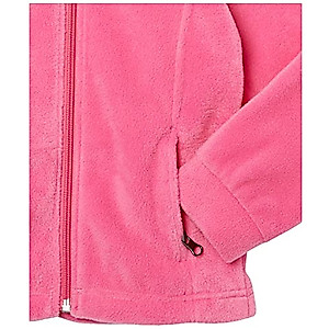 Columbia unisex-baby Benton Springs Fleece Jacket, Pink Ice, 12-18 Months