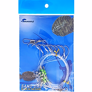 Sand Dab Rigs - #B - 10-Hook - 10 Packs Item # 362