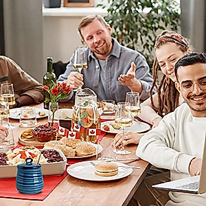 Hasense Ceramic Honey Jar with Lid,12 Ounce Honey Pot with Wooden Dipper,Porcelain Honey Dipper Stick and Jar Set,Honey Containers for Home and Kitchen,Dishwasher Safe(Blue)