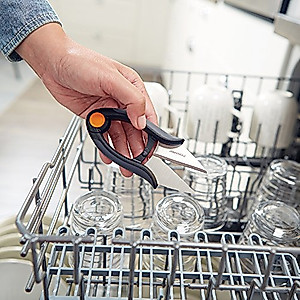 Fiskars Garden 310020-1001 Garden Herb Snip, 5", Black