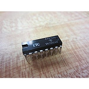 Texas Instruments SN7442AN Plastic Dipped 14 Pin Integrated Circuit