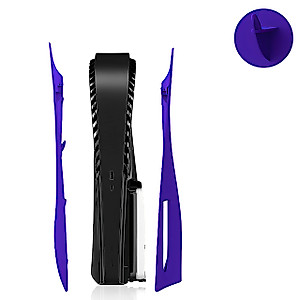 Face Plate Cover Shell for PS5 Disc Edition Console Faceplates, Accessories Compatible with Playstation 5 Protective Replacement Panels (Galactic Purple)