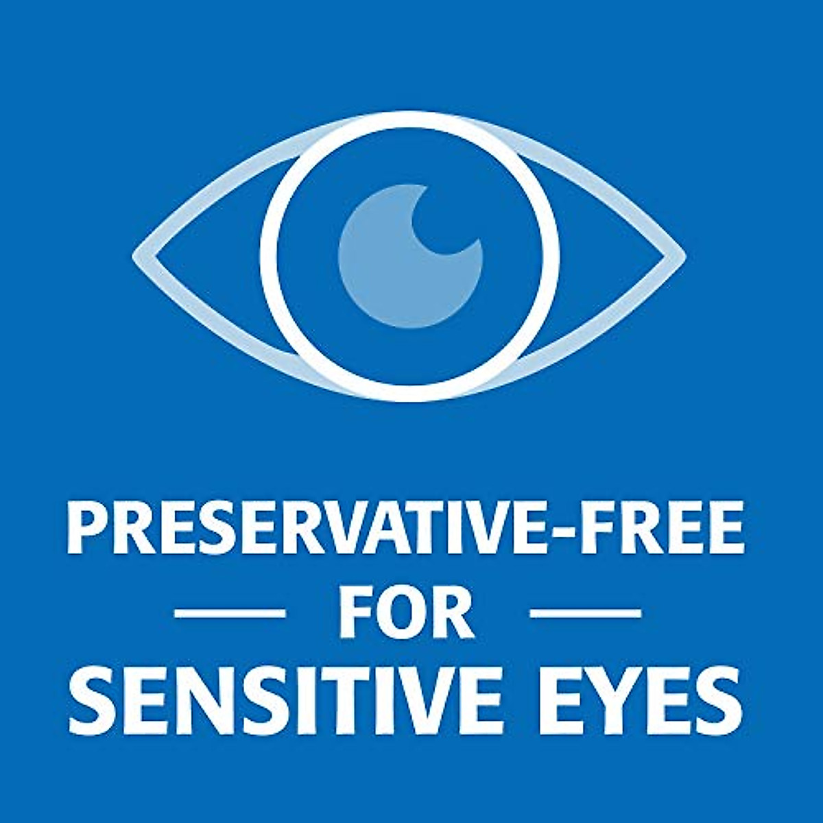 Refresh Optive Lubricant Eye Drops, Preservative-Free, 0.01 Fl Oz Single-Use Containers, 60 Count