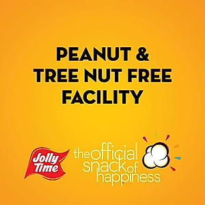 Jolly Time Unpopped Popcorn Kernels, Gourmet Popping Corn for Air Popper Machine or Stovetop, Non-GMO (White Pop Corn, 2 Pound (Pack of 4))