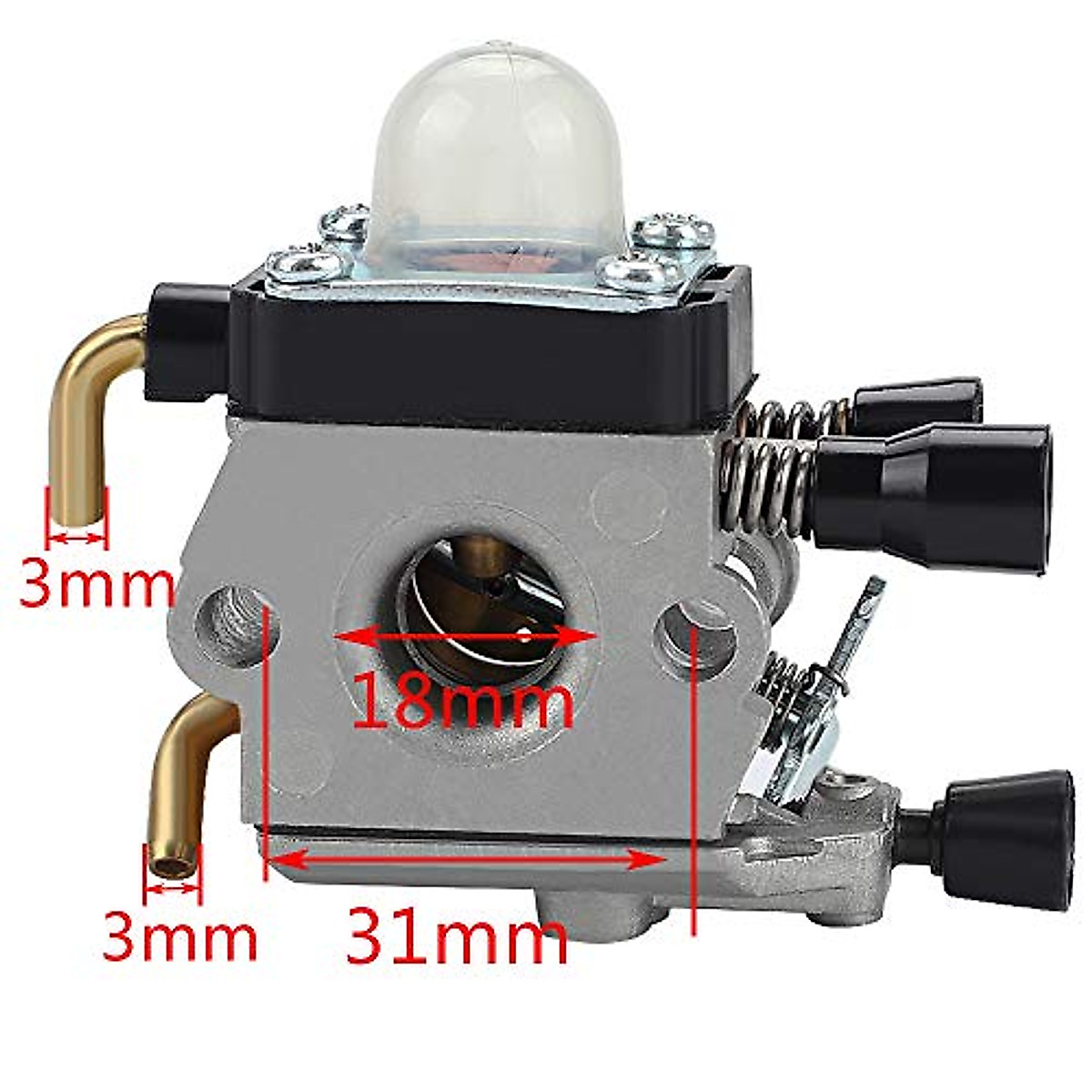 ATVATP FS85 Carburetor for Stihl FS75 FS80 FS85 HS75 HS80 HS85 HL75 FH75 HT70 HT75 KM80 KM85 SP80 SP85 FC75 FC85 String Trimmer & 4137 124 2800 4137 124 1500