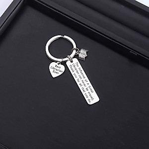 ENSIANTH Librarian Keychain Librarian Retirement Gift Best Librarian Ever Gift Librarian Appreciation Gift (Librarian Keychain)