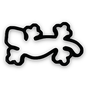 Lizard Gecko or Salamander Cookie Cutter with Easy to Push Design, for Baby Showers, Work Events, and Birthday Celebrations (4 inch)