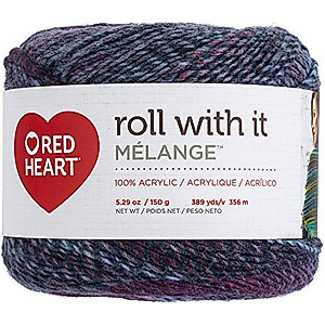 Red Heart Roll with it Melange Autograph