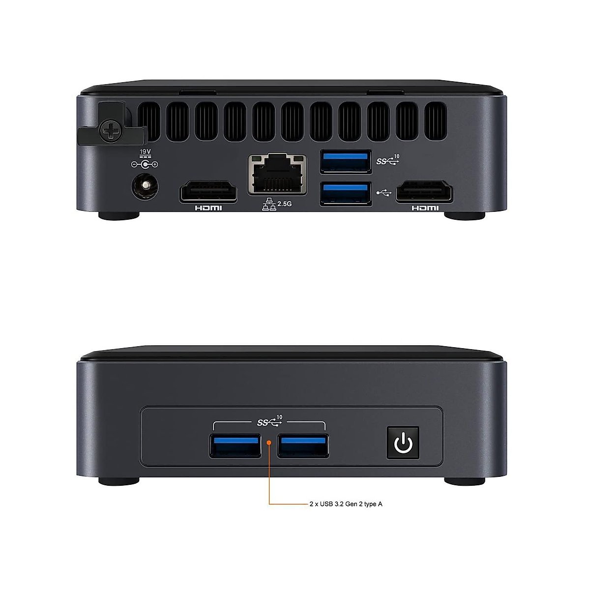 Intel NUC 11 Pro NUC11TNKV50Z Tiger Canyon Home & Business Mini PC Mini Desktop 11th Generation Intel® Core™ i5-1145G7 Processor with Intel vPro® Technology,4 Cores,8 Threads(NO RAM&SSD)