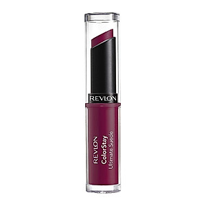 REVLON ColorStay Ultimate Suede Lipstick, Longwear Soft, Ultra-Hydrating High-Impact Lip Color, Formulated with Vitamin E, Wardrobe (047), 0.09 oz