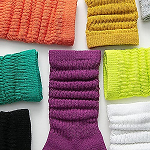 MINI PANDA Little Girl Socks,Socks for Girls 4-6 Years 6-8 Years,Toddler Socks Girls 2t-3t,Long Crew Socks for Girls 9 Pairs (9 colors-C, 1-3T)