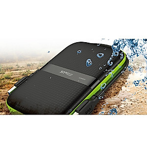 Silicon Power 4TB Rugged Armor A60 Military-grade Shockproof/Water-Resistant USB 3.0 2.5" External Hard Drive for PC, Mac, Xbox One, Xbox 360, PS4, PS4 Pro and PS4 Slim, Black
