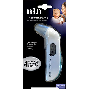 Braun Thermoscan Ear Thermometer with 1-second readout, IRT3020US