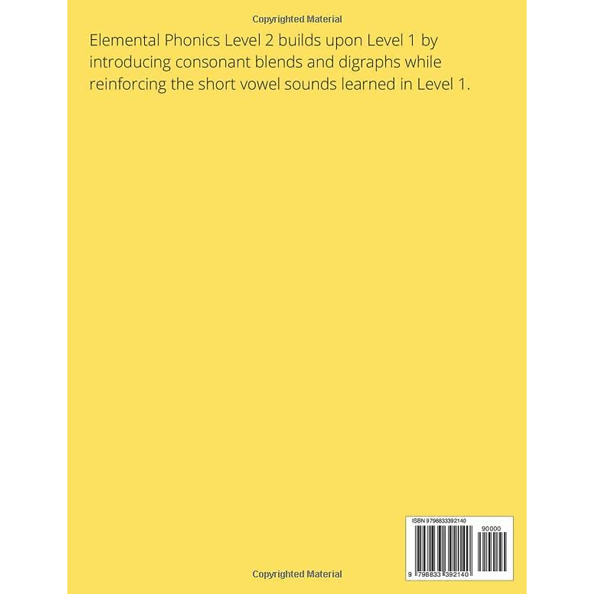 Elemental Phonics: Level 2: Easy Phonics Lessons to Learn to Read