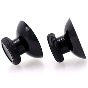 Deal4GO 2 Pack Replacement OEM Concave Analog Thumbsticks Set for Xbox one Controller Rubber Joystick Grips (Grey)