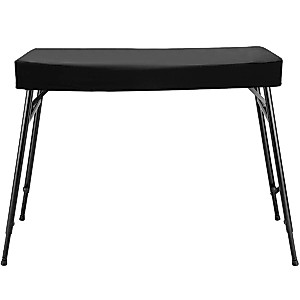 Piano Keyboard Dust Cover For 61/76/88 Keys- Electric/Digital Piano Stretchable Protective Keyboard Cover, Elastic Cord Locking Clasp, Machine Washable (61-76 Keys)