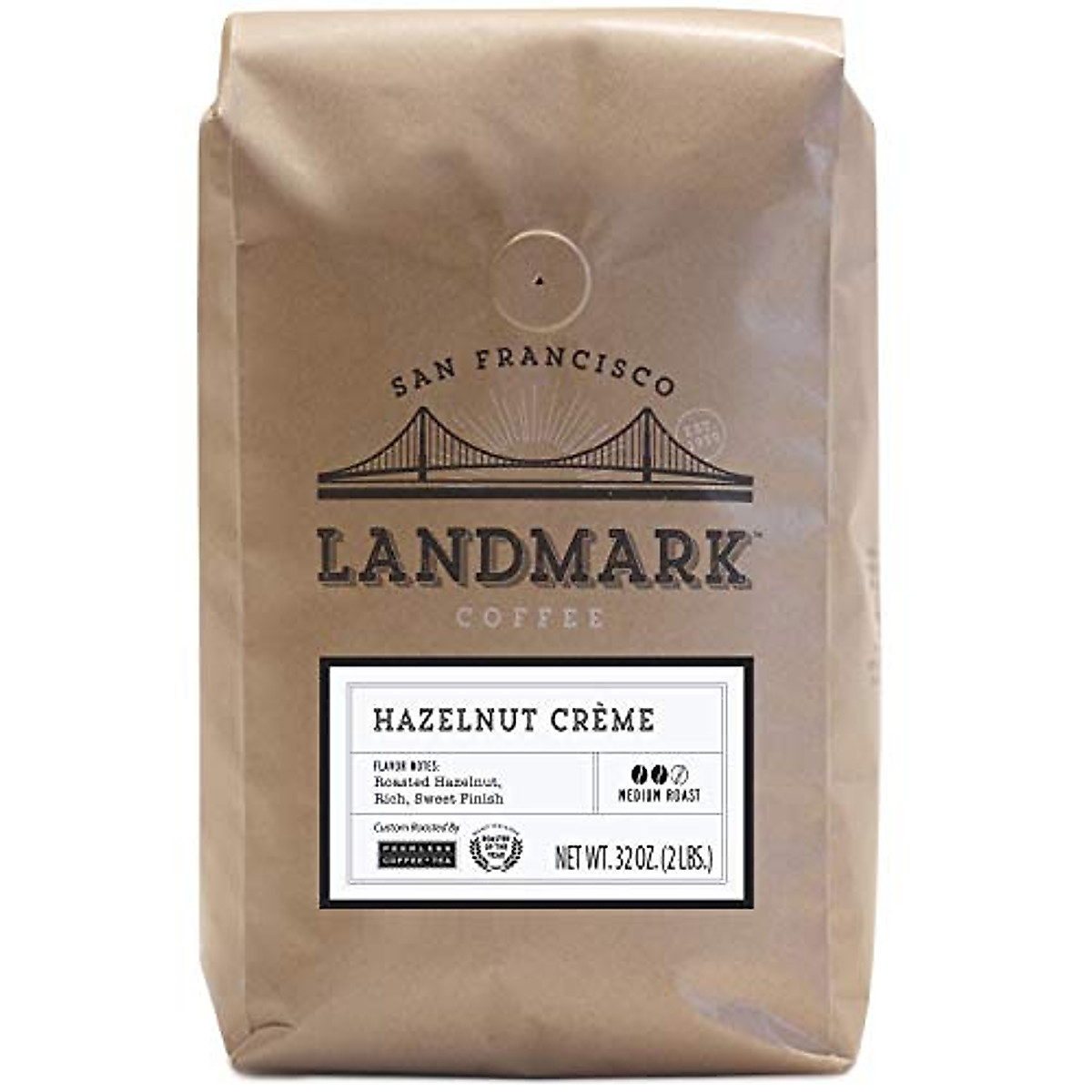 Landmark Coffee Hazelnut Crème, 2 Pound