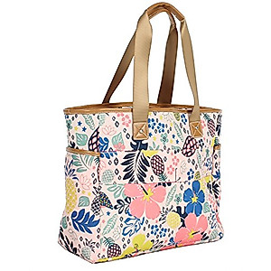 Lily Bloom Satchel Women Handbag Tote Bag, Shoulder Bag(One Size, Trop Pineapple)