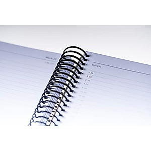 Collins Debden Delta Academic 2023-24 A5 Day To Page Mid Year Diary Planner School College or University Term Journal - August 2023 to August 2024 - Orange - FP51M.44-2324