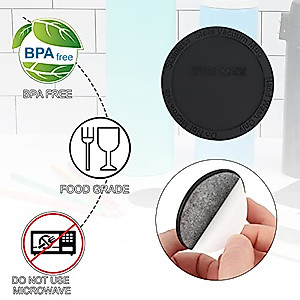 20pcs Silicone Bottoms for Tumblers in 4 Sizes- Protective Anti-Slip Rubber Bottoms for Sublimation Tumblers Non-Slip Silicon Bottom for Skinny Tumblers, Mason Jars (1.96", 2.12", 2.20", 2.28")