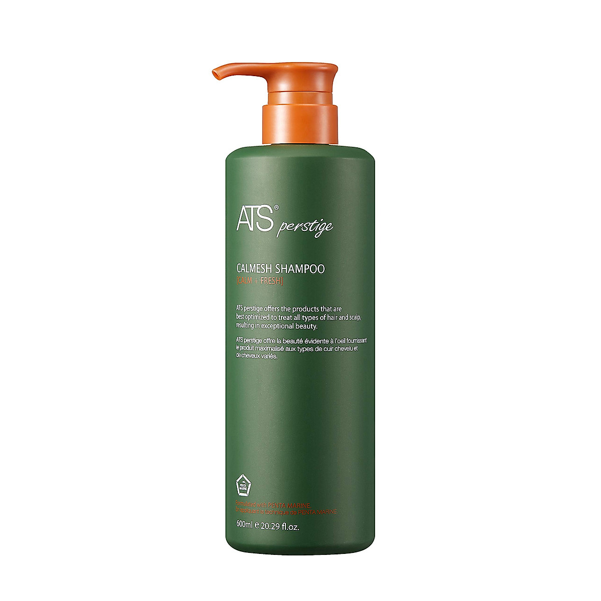 ATS Perstige Calmesh Shampoo - 600ML, Organic Aloe and Soothing Silicone Free Shampoo