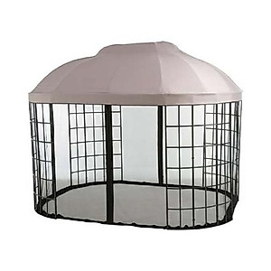Garden Winds Replacement Canopy Top Cover and Netting Set for Home Depot Oval Dome Gazebo - RIPLOCK 350