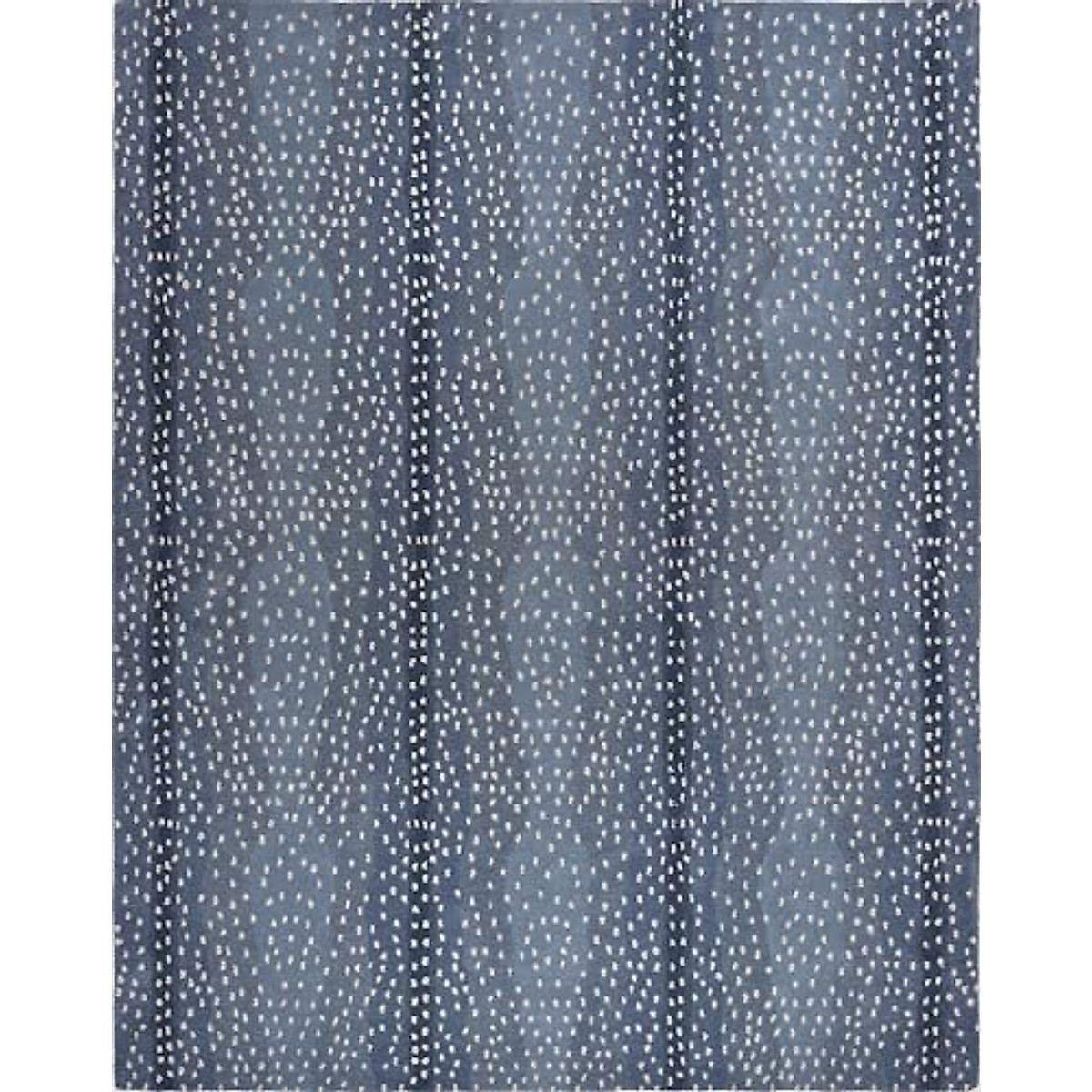 Restoration and Renovation Antelope Cheetah Blue Animal Contemporary Handmade 100% Woolen Area Rugs & Carpets (Blue, 6x9)