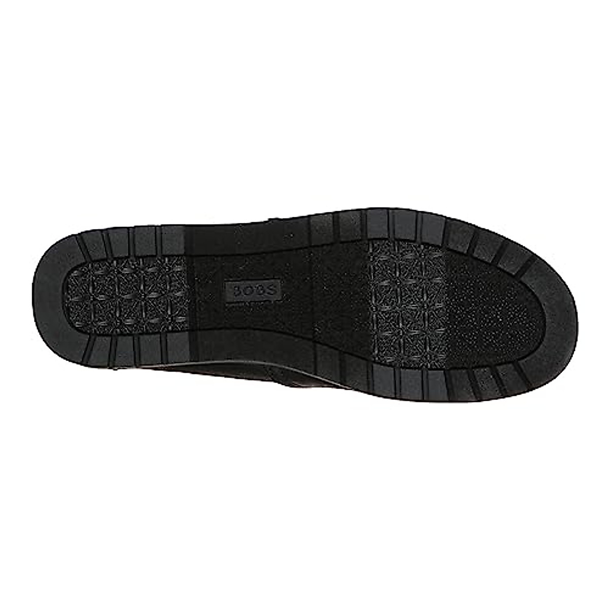 Skechers BOBS Women's 113352 Loafer, Black/Black, 10