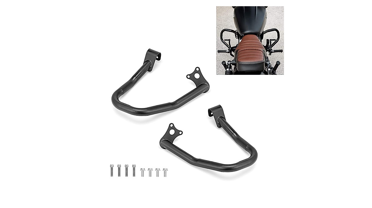 XJMOTO Black Engine Guard for Indian Scout 2015-2024 - Crash Bar Kit
