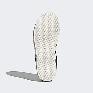 adidas Originals Kids Gazelle Black/White/Gold 11 Little Kid M