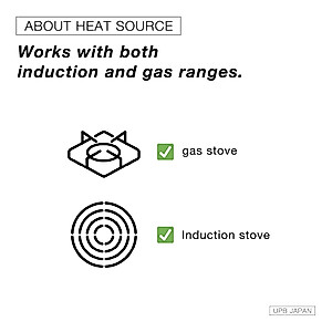 Wok pan Induction NonStick Cooker 10.2inch - Iron Embossed Surface Wood Handle Made in Japan