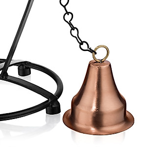 H Potter Outdoor Torch Tabletop Patio Garden Oil Lamp with Copper Top with Fiberglass Wick GAR516