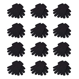 12 PAIRS OF MAGIC GLOVES - ONE SIZE FITS ALL